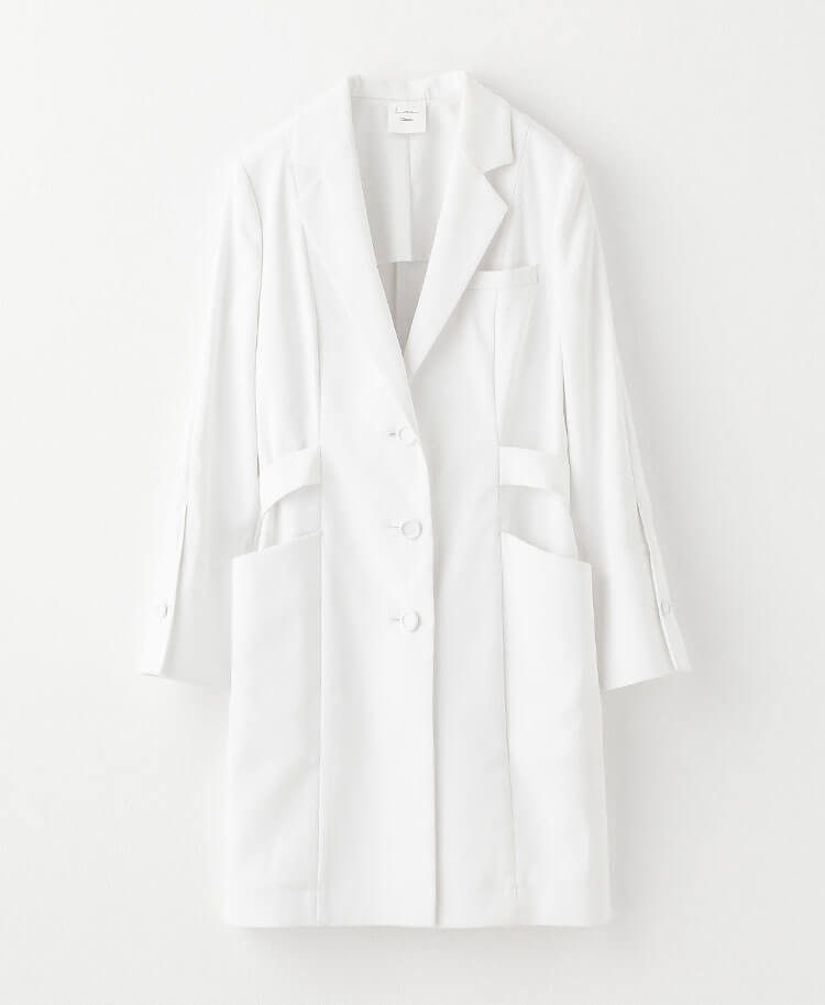 Lautashi×Classico Lightweight doctor coat