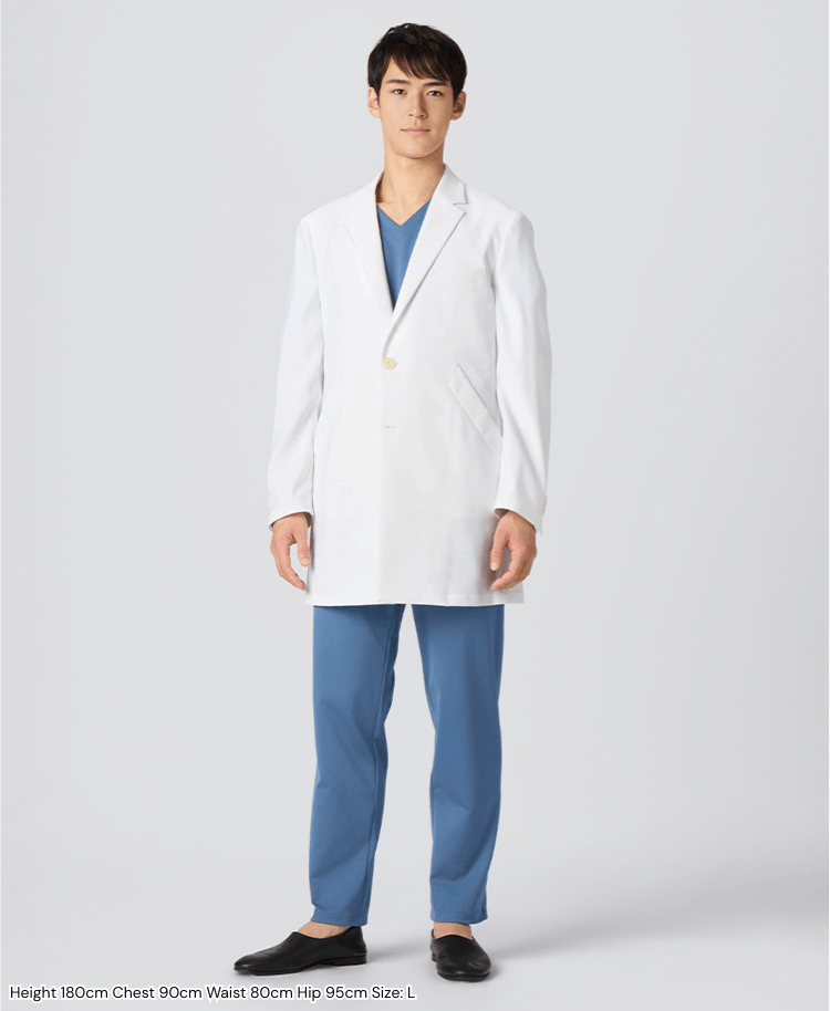 Men's Lab Coat: LIGHT All-Day Comfort Short Coat