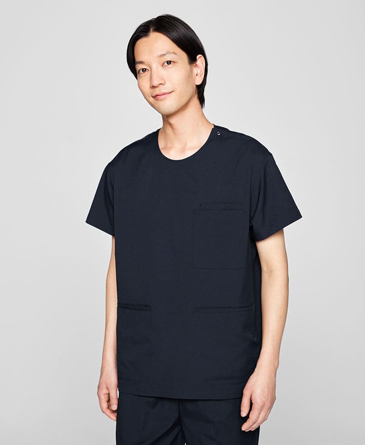 Mens:Crew neck scrub tops MOVE -Classico Global-